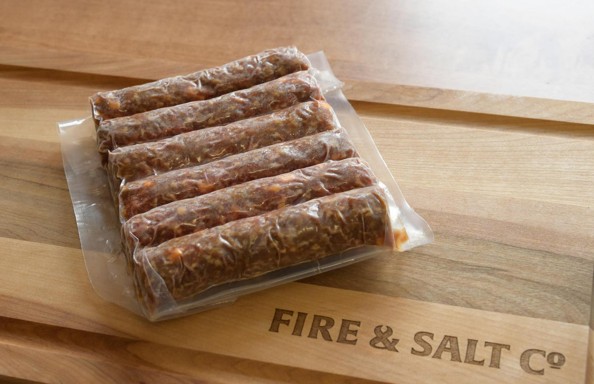 Fresh Skinless With Cheddar Beef Brat